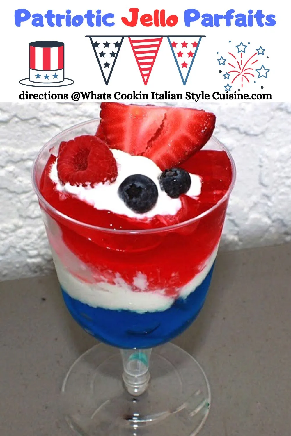 Jell-O Patriotic Parfaits - Recipelast