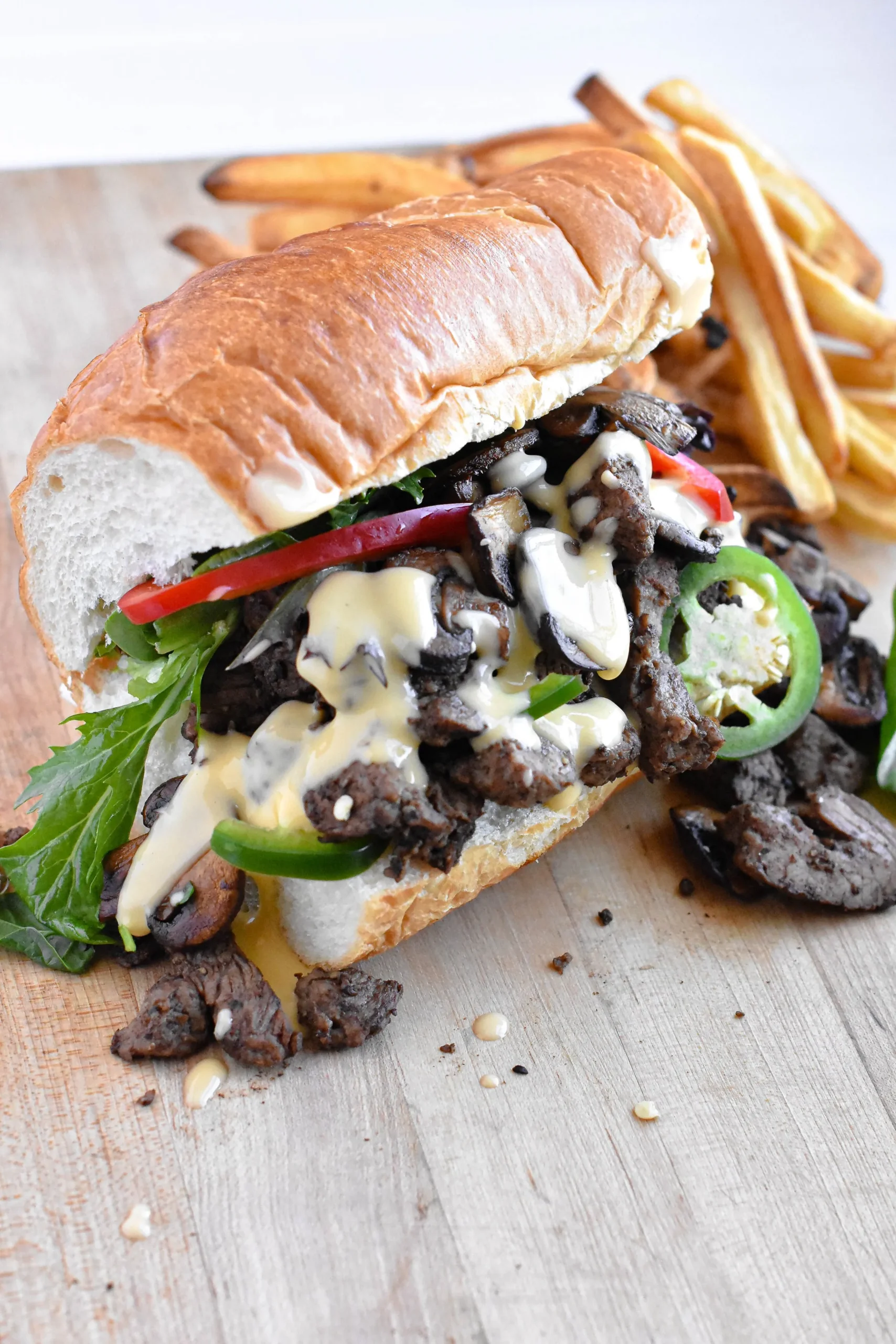 Steak and Cheese Sandwiches with Mushrooms - Recipelast
